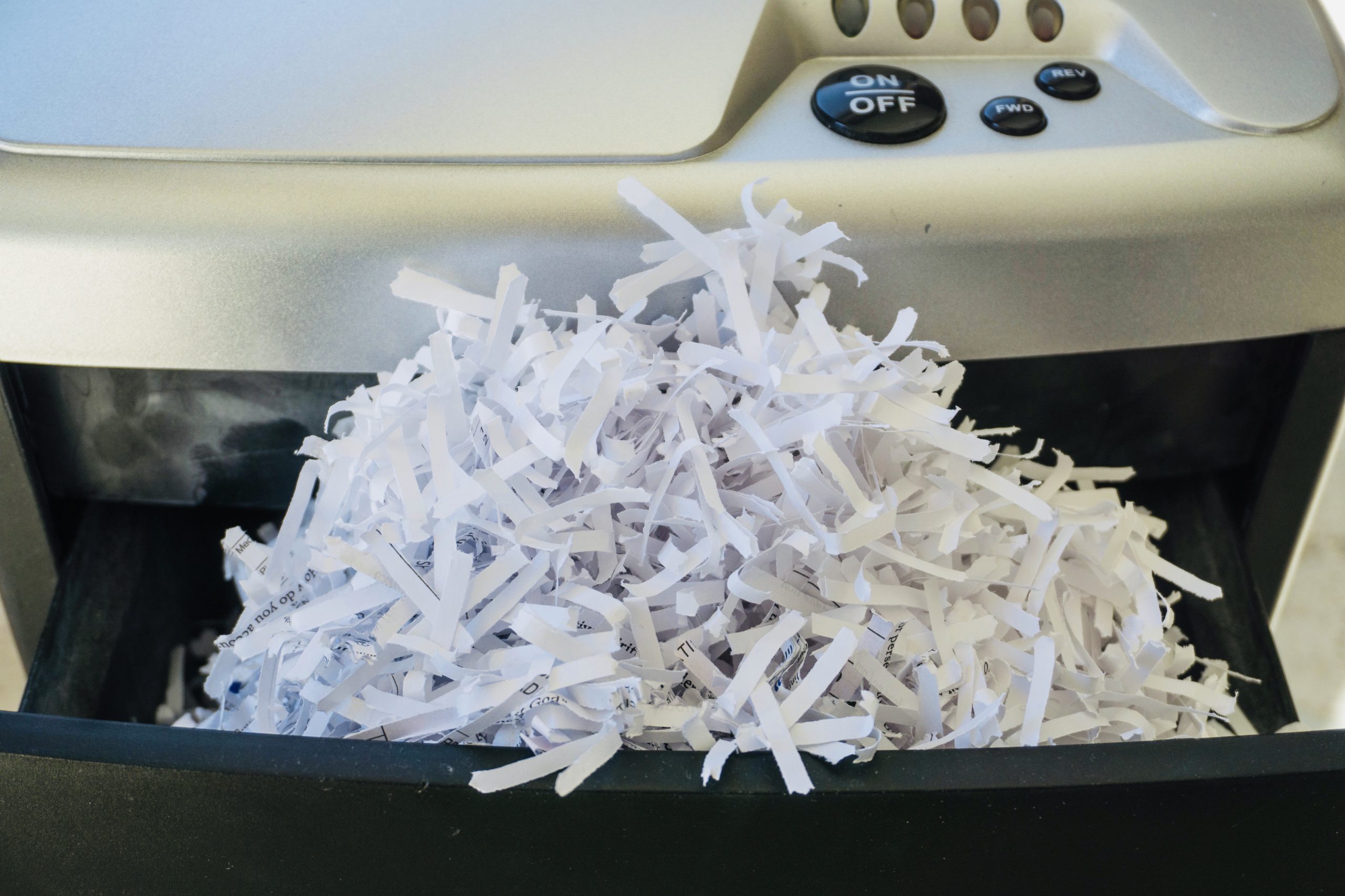Shredding Paper